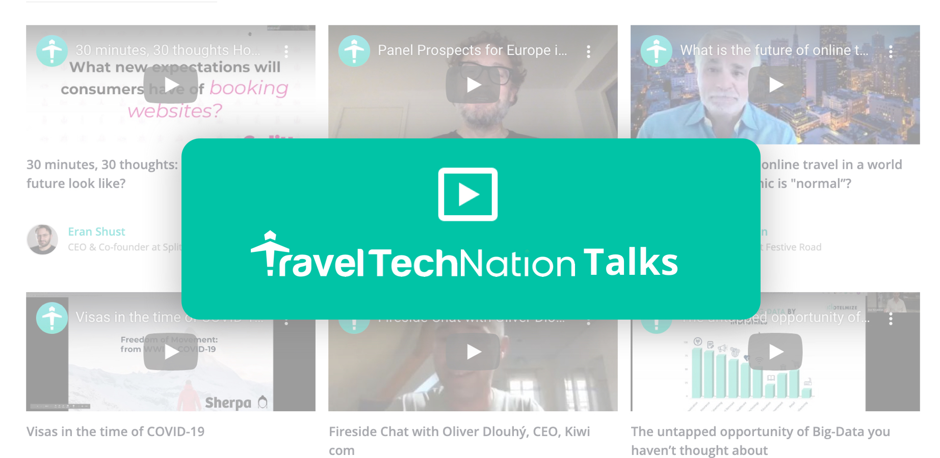 Travel Tech Talks - watch & learn from industry leaders.