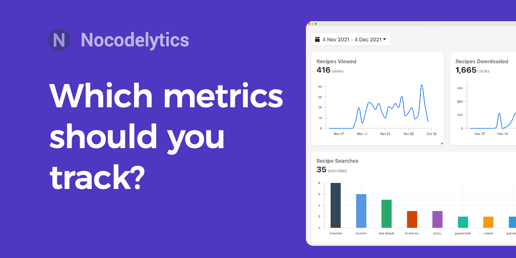 Which metrics to track - Nocodelytics Help Center