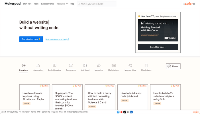 14 no-code tools to help you build websites and apps (in 2022 ...
