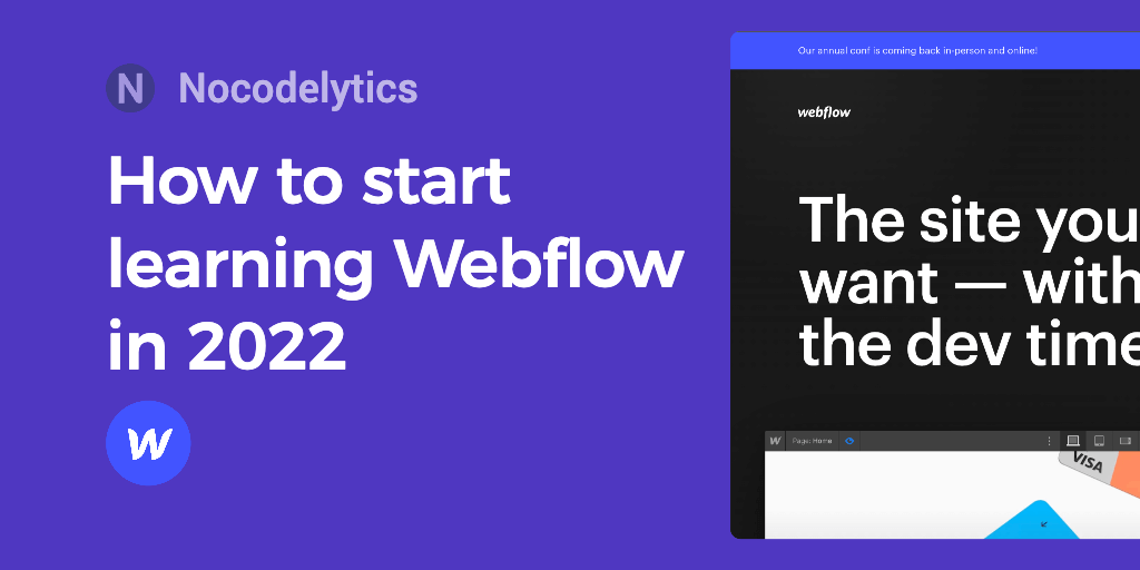 A beginner's guide to building websites with Webflow in 2022 - Nocodelytics
