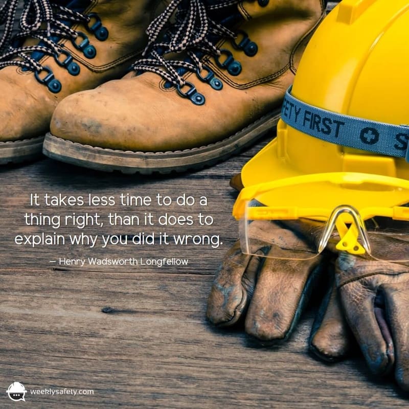 Safety Quotes to Motivate Your Team by Weeklysafety.com