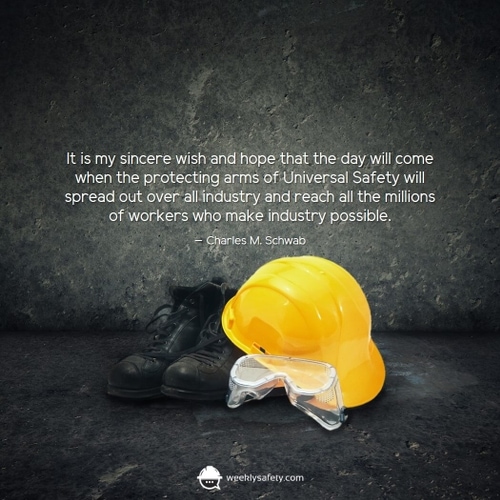 Safety Quotes to Motivate Your Team by Weeklysafety.com