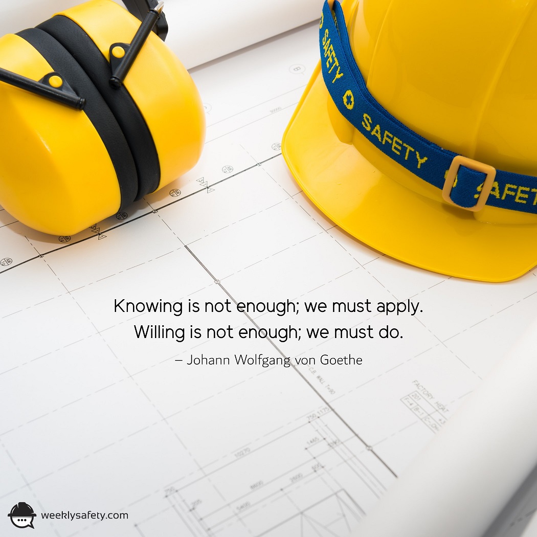 Safety Quotes to Motivate Your Team by Weeklysafety.com