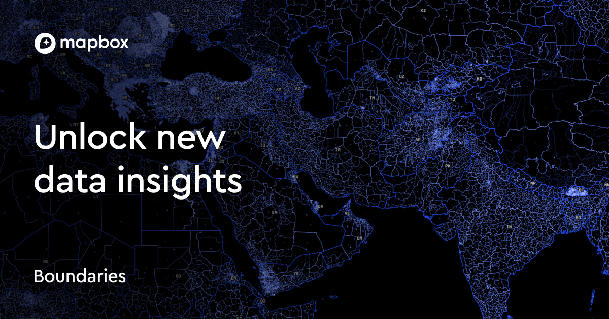 Boundary Maps for State, County, City & Zipcode | Mapbox