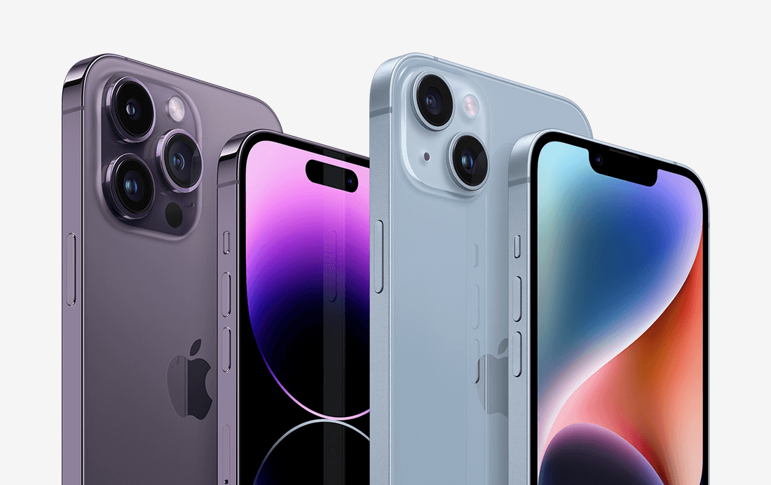 Comparing iPhone 14, 14 Plus, 14 Pro, and 14 Pro Max Models