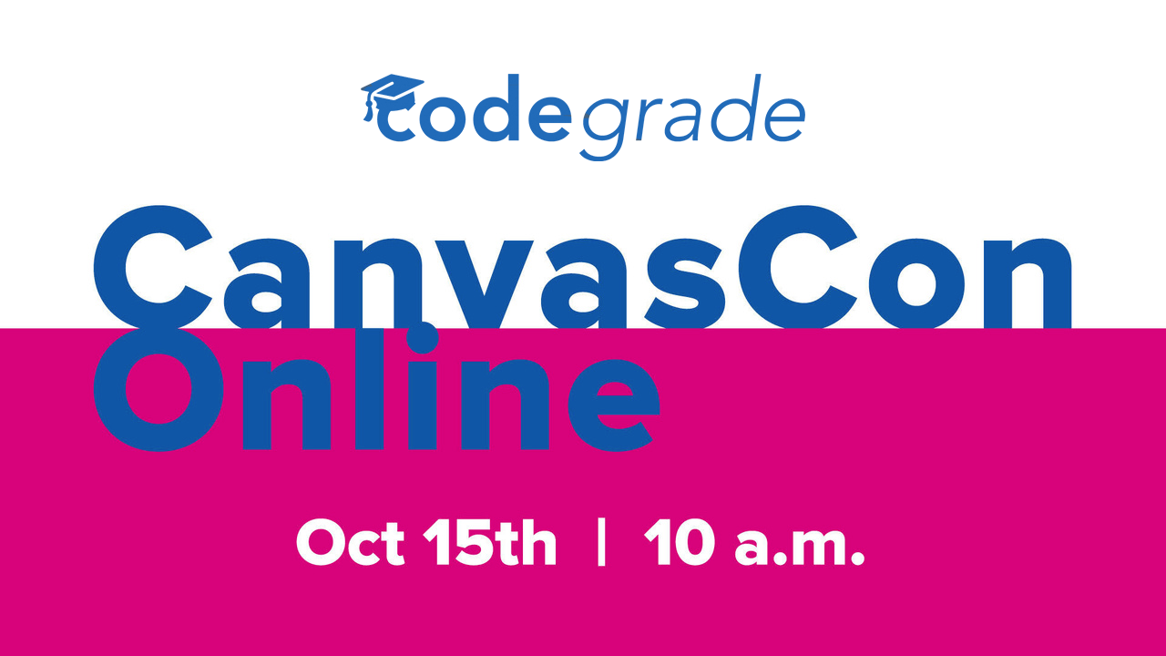 Codegrade At Canvascon Online 2020 Codegrade Blog