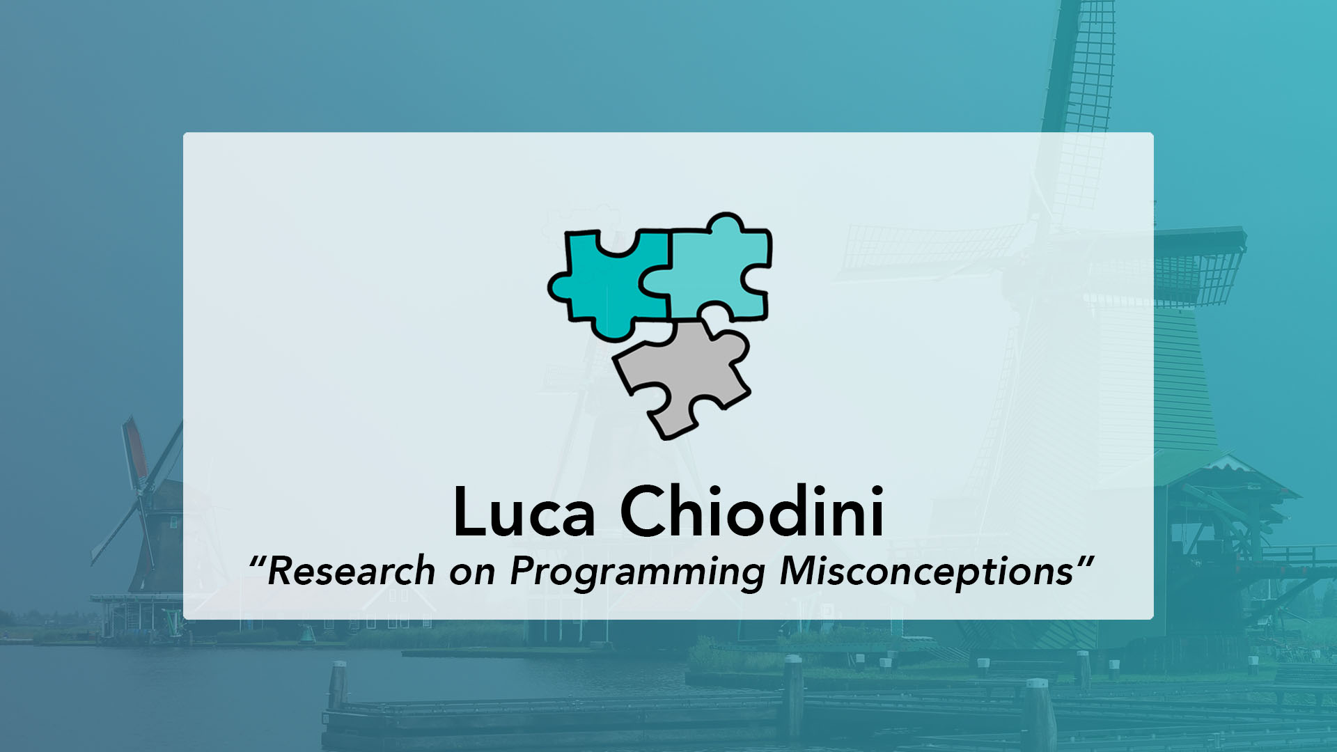 Webinar: CS Education researcher Luca Chiodini on Programming ...
