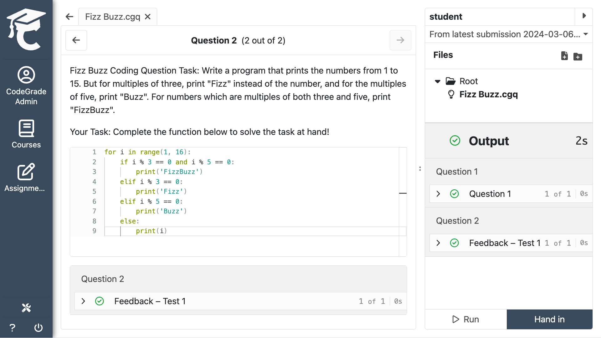 Coming Soon: Coding Quizzes | CodeGrade Blog