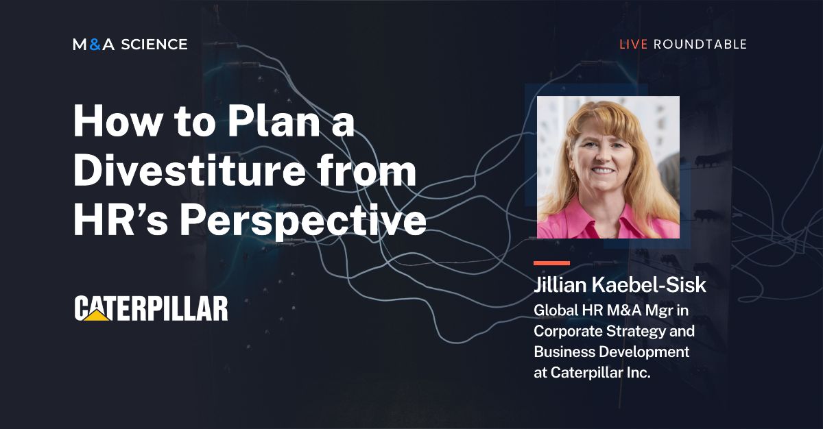 Divestiture - HR's Checklist (Cheat Sheet by Caterpillar's HR)