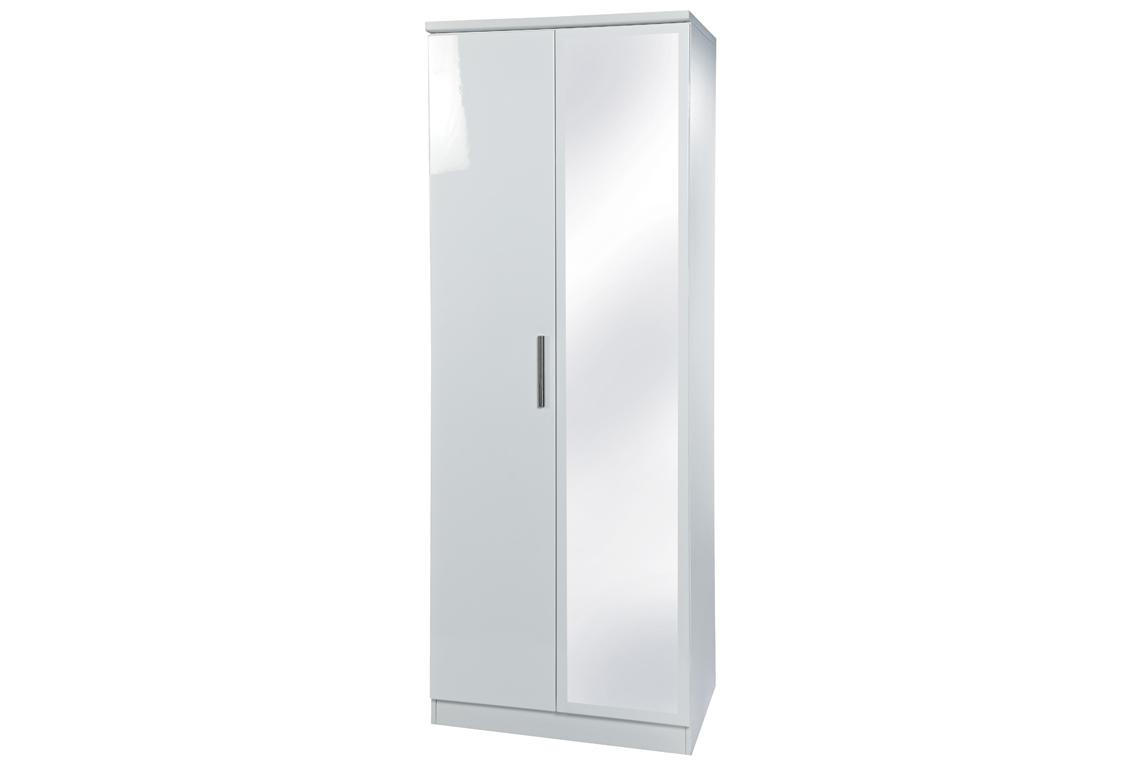 Newlyn Tall 2'6" 2 Door Mirror Robe