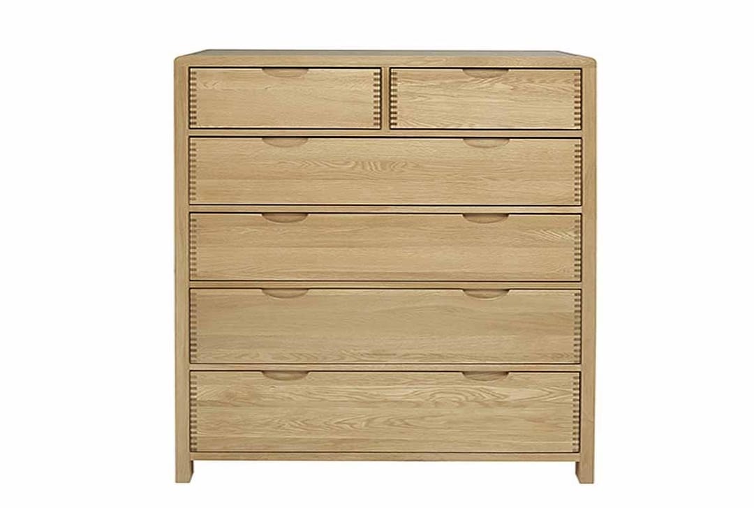 Ercol Bosco 2 Drawer Bedside Cabinet