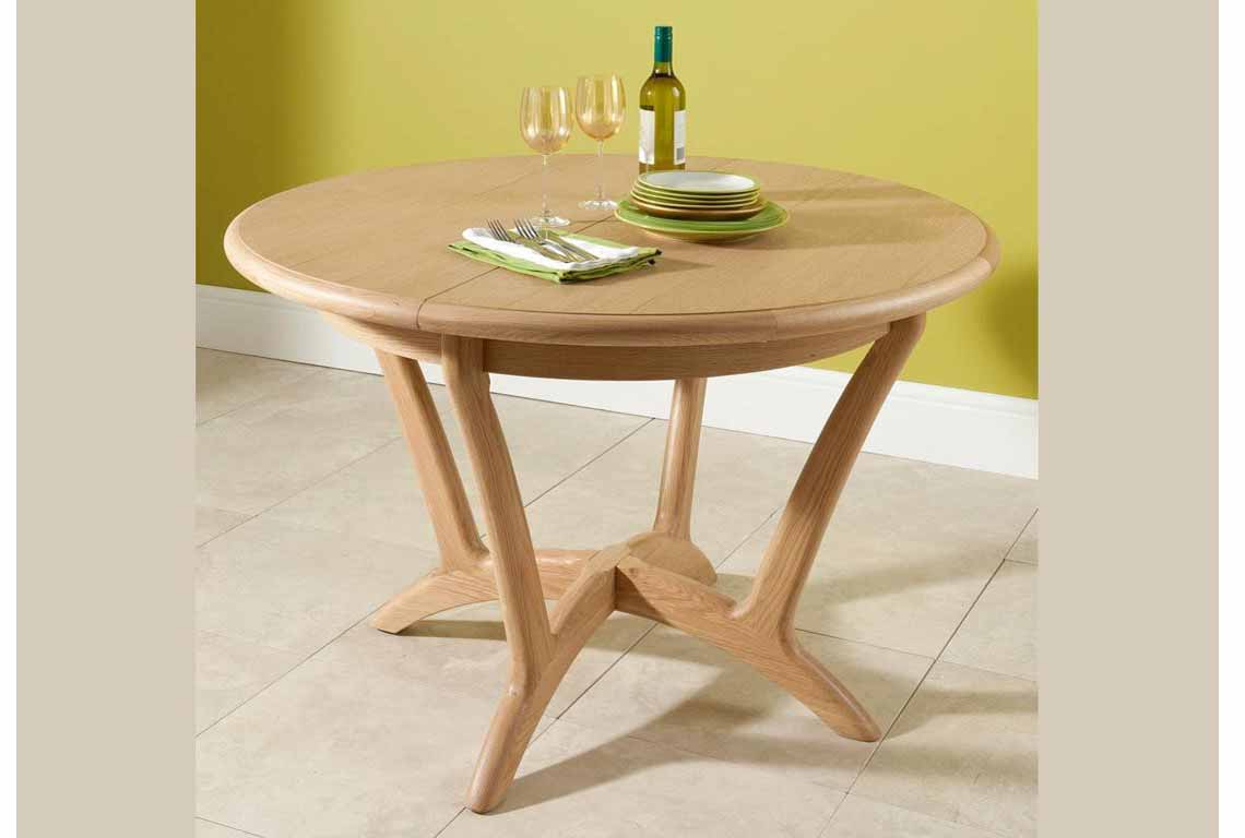 Shetland Small Round Extending Dining Table