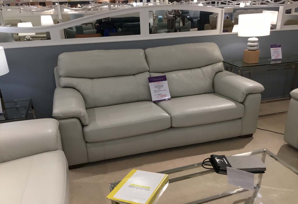 Corsica 3 Seater Static Sofa