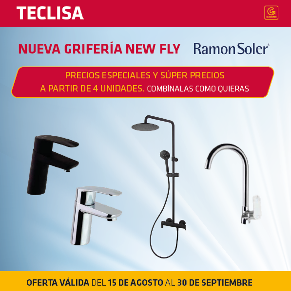 TECLISA | Ramon Soler - Informamos del Lanzamiento Grifería New Fly