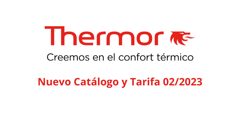 TECLISA | Thermor: Nuevo Catálogo y Tarifa 2023 - ACS y Calefacción