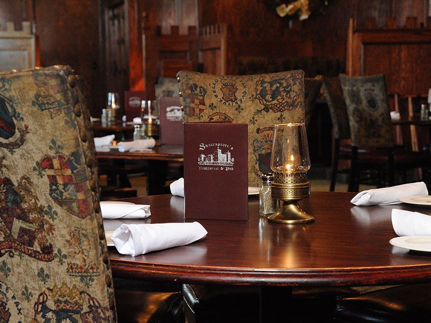 Shakespeare's Restaurant & Pub - Castle Facts