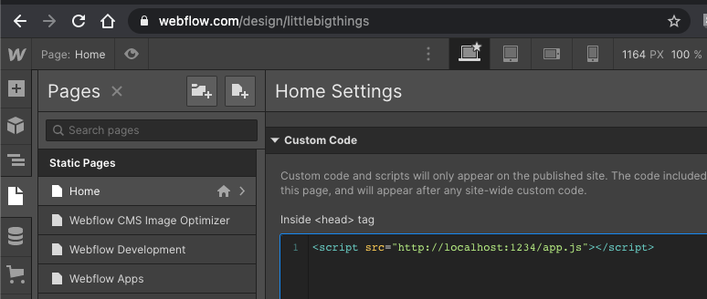 Simplify Custom Code Integration on Webflow