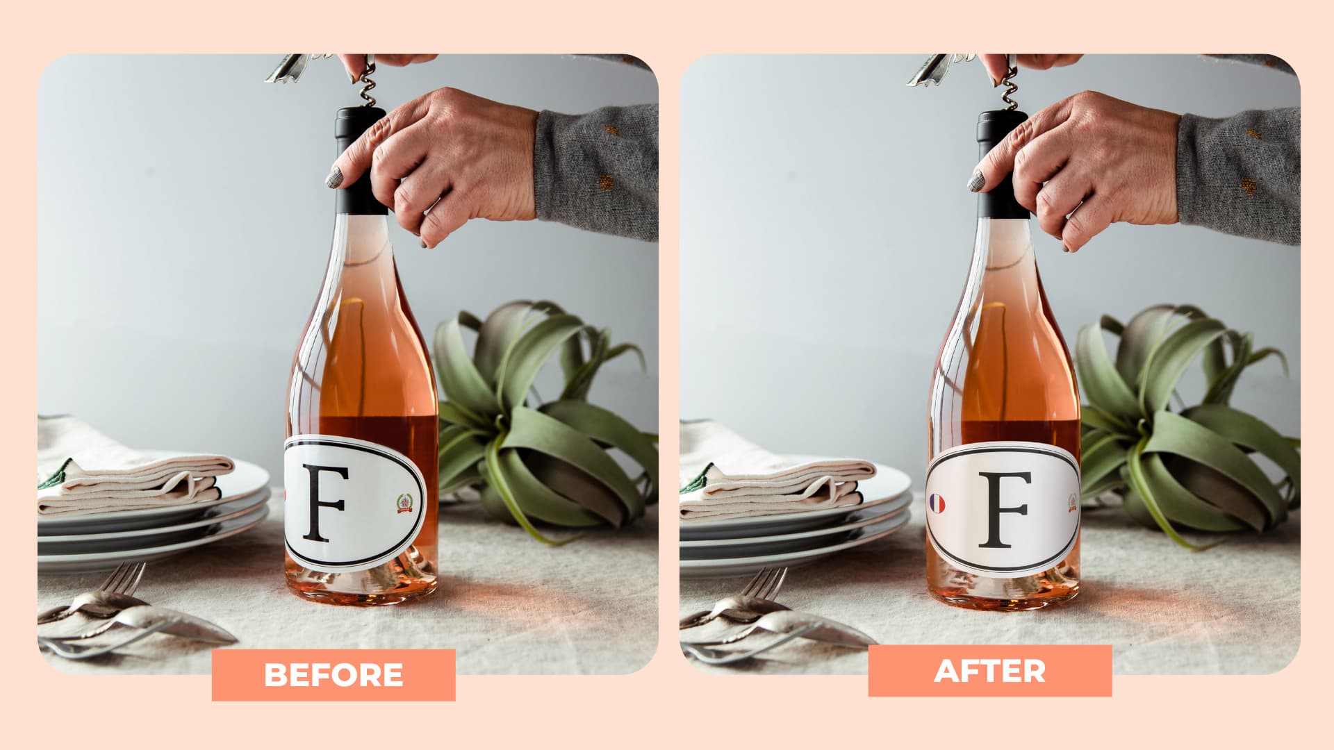 Three simple techniques for fixing product labels in post-production