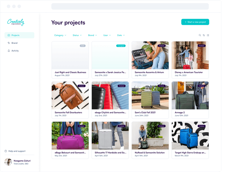 Content creation platform | Creatively Squared
