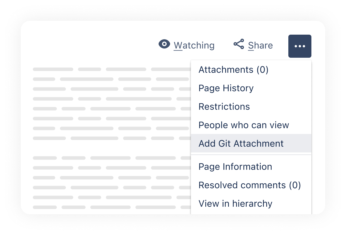 Git for Confluence | Embed Git files to Confluence