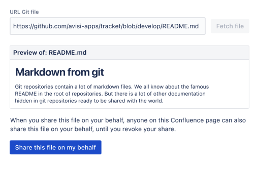 Git for Confluence | Embed Git files to Confluence