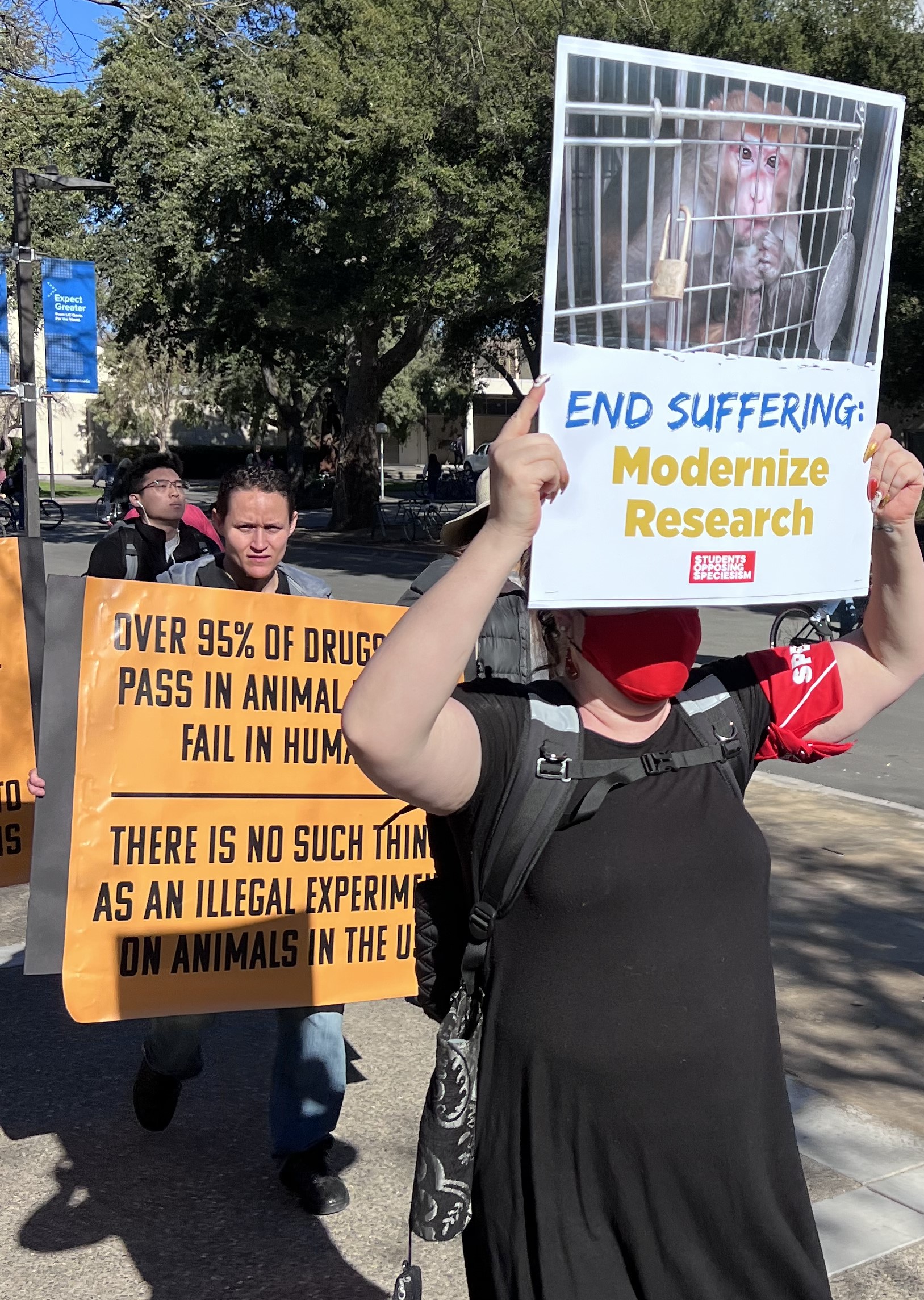 PETA-Backed Youth Organization Protests UC Davis Researchers ...