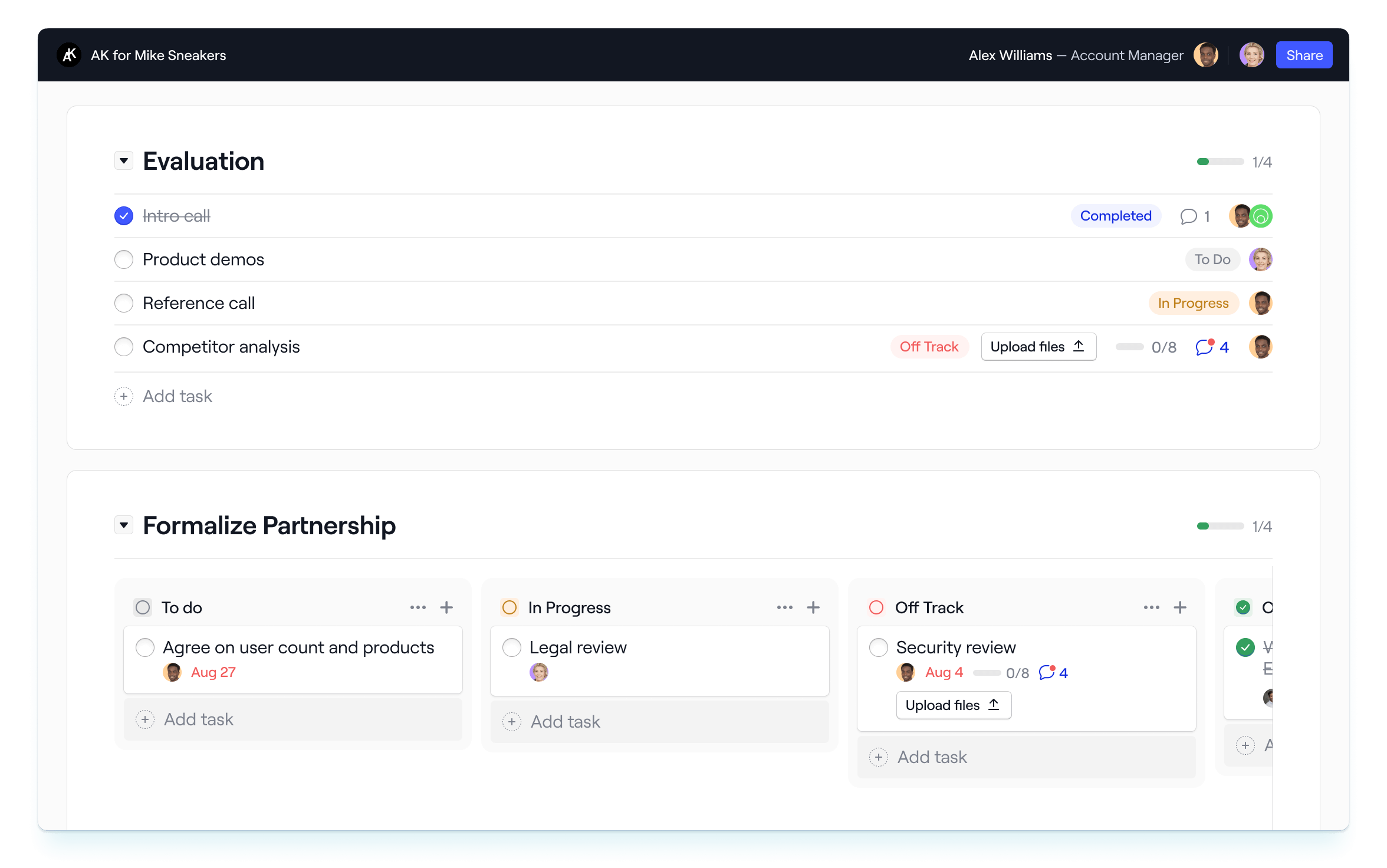 Client-Facing Project Management Software | Dock