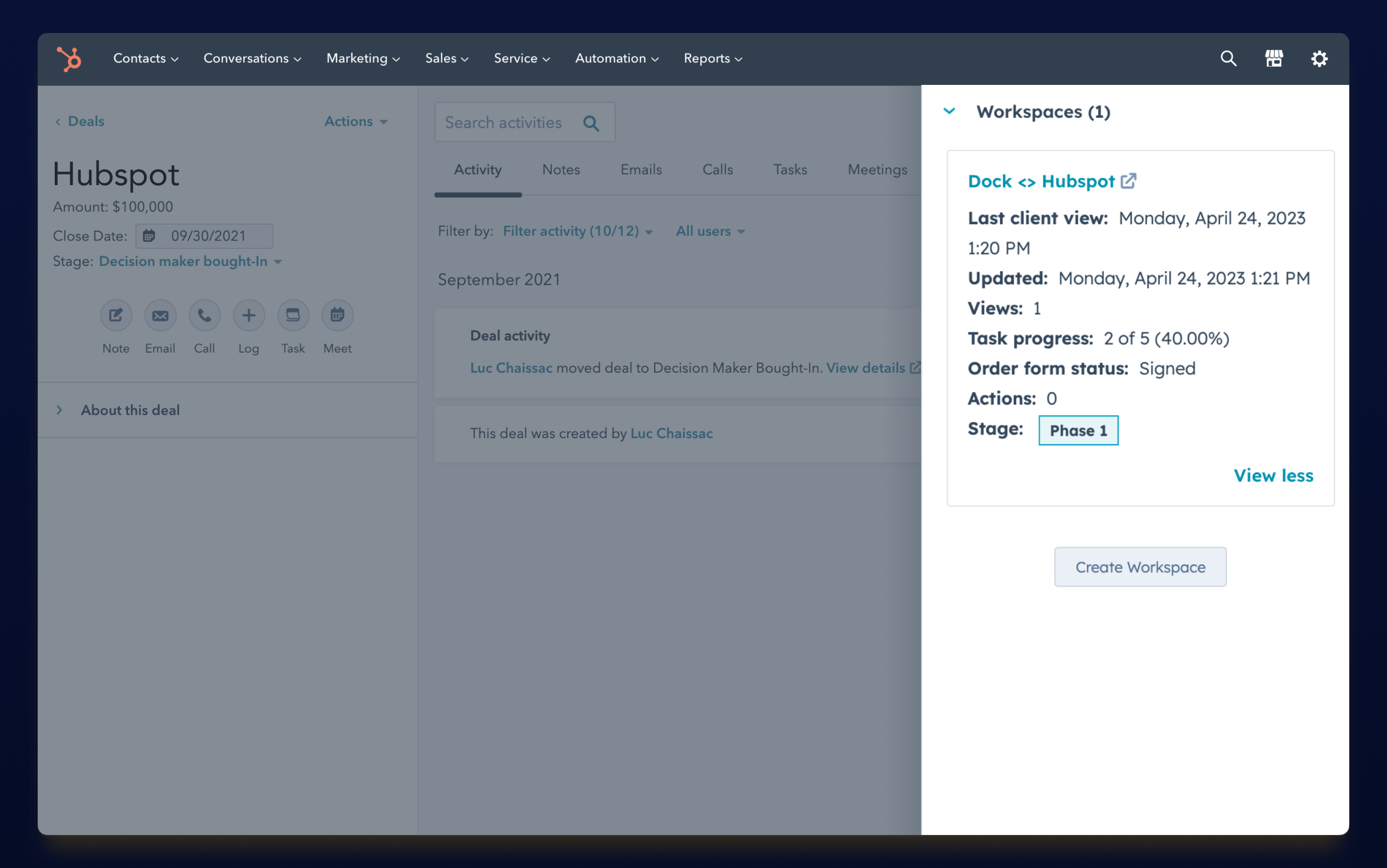 Dock | B2B Sales & Customer Onboarding Software