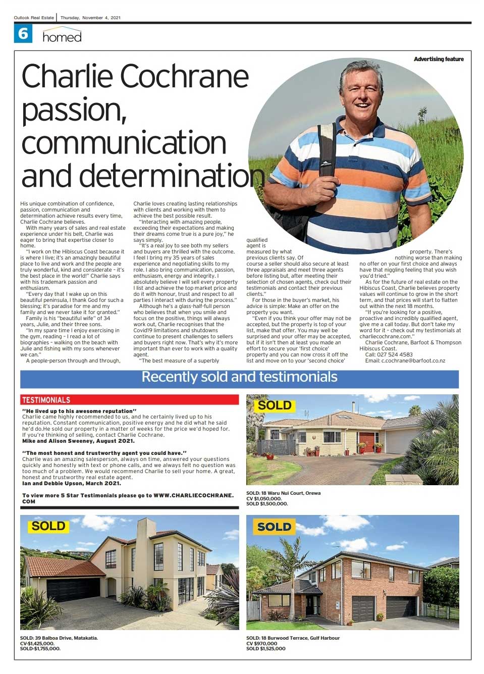 Charlie Cochrane - Real Estate Professional