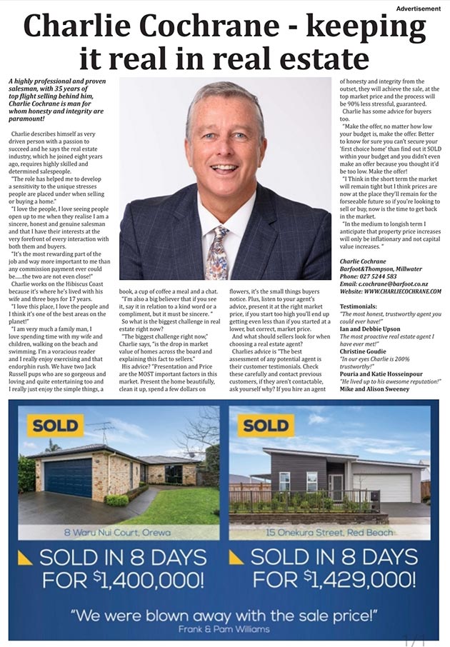 Charlie Cochrane - Real Estate Professional