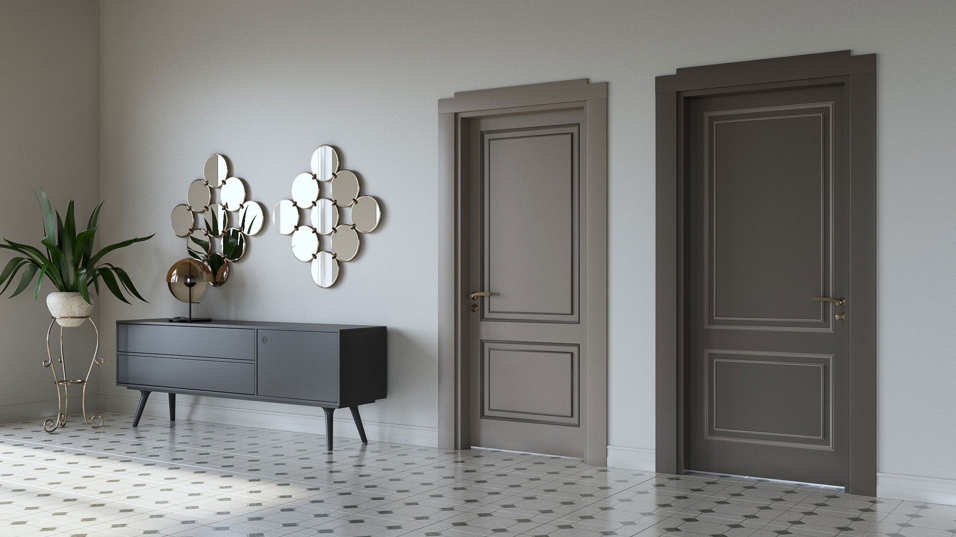 Product: Classic Nouveau C042 | Zakuna Internal Doors