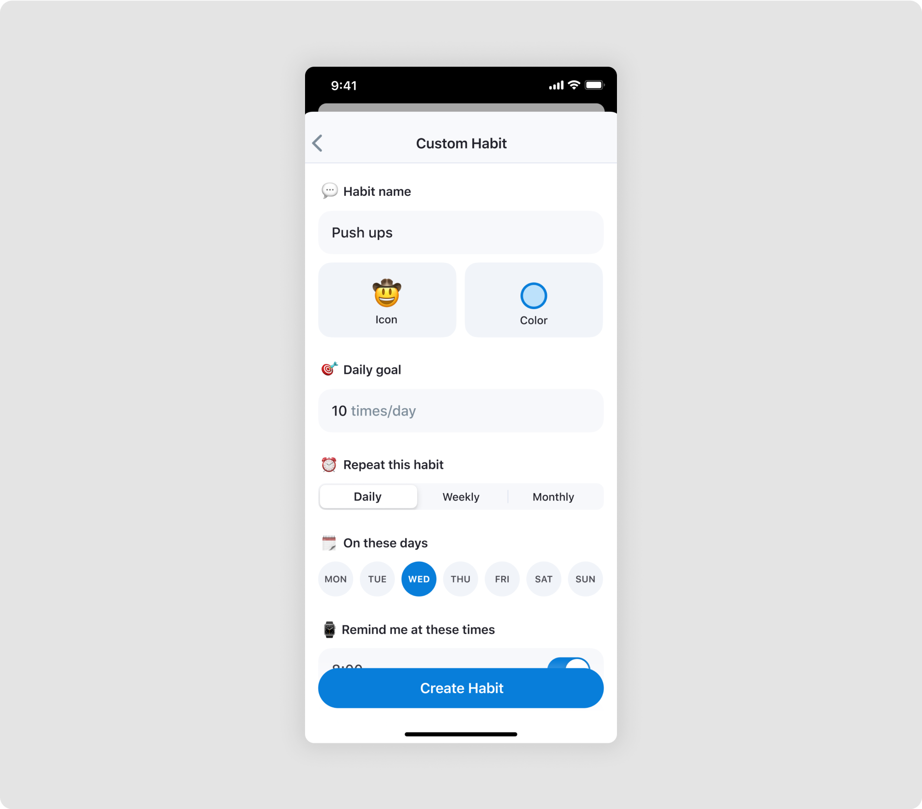 HabitSpace App Design Case Study – Eleken