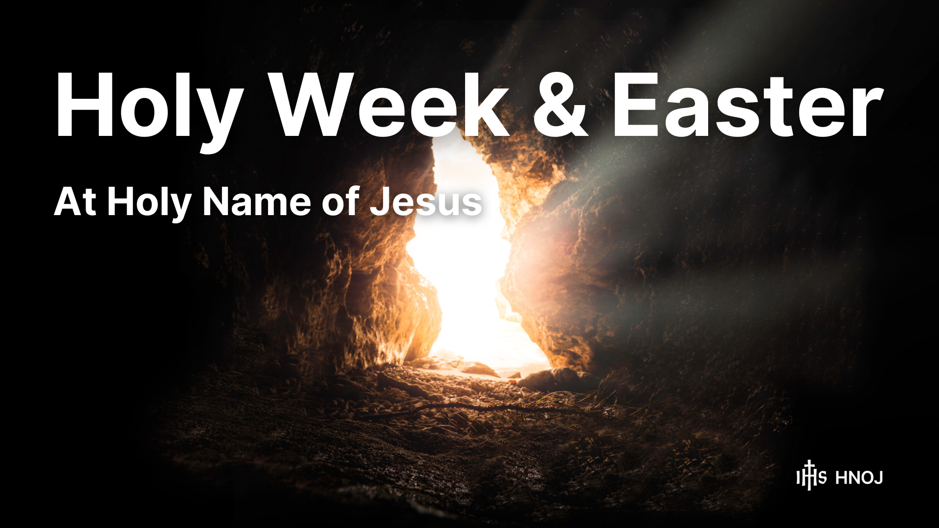 Holy Week & Easter Schedule