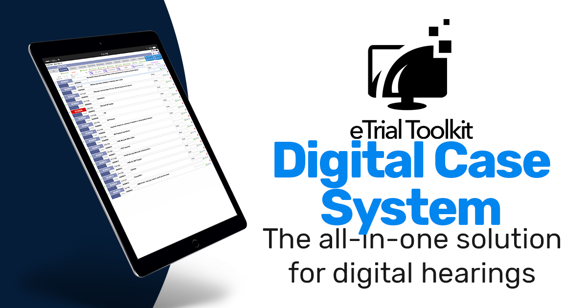 Digital case system in The United Kingdom - eTrialToolkit