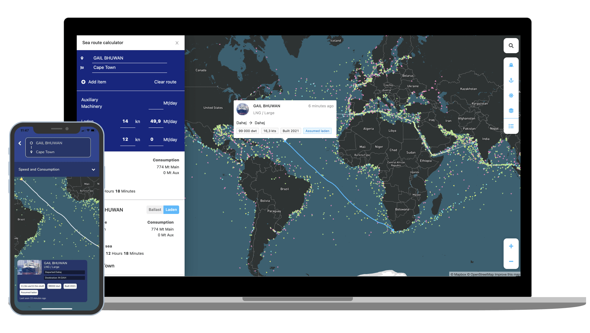Sea Route Calculator