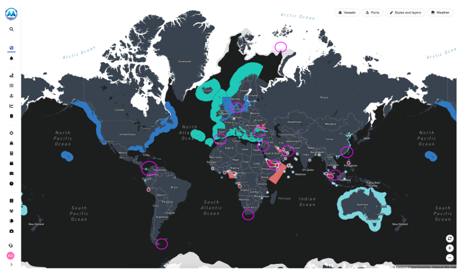 How are sea routes and global trade affected by natural events and anti ...