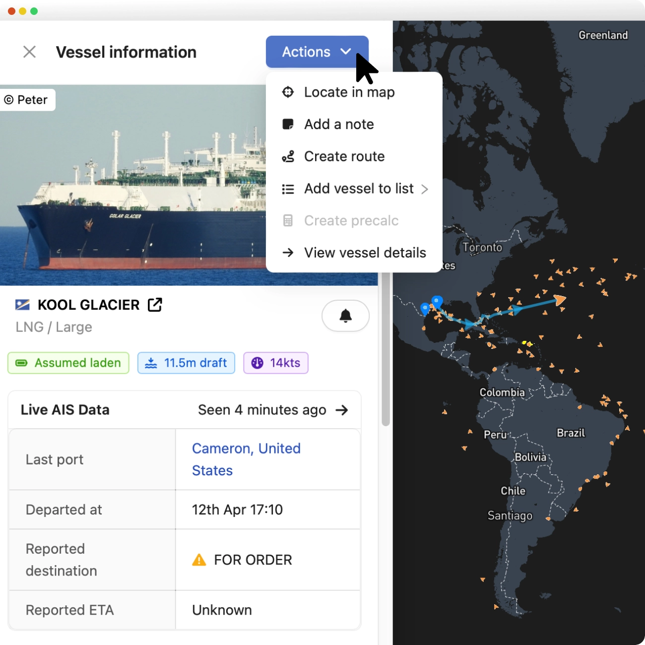 ShipIntel: Better decisions today with tomorrow's maritime solution