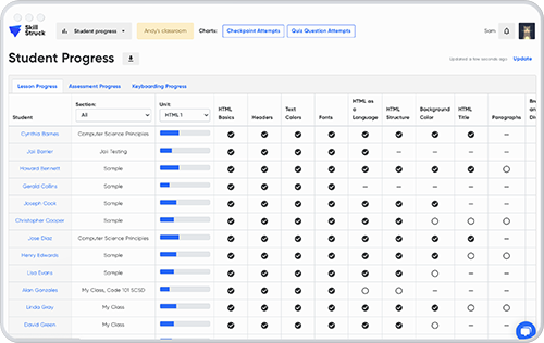 Skill Struck Platforms | Educator Portal