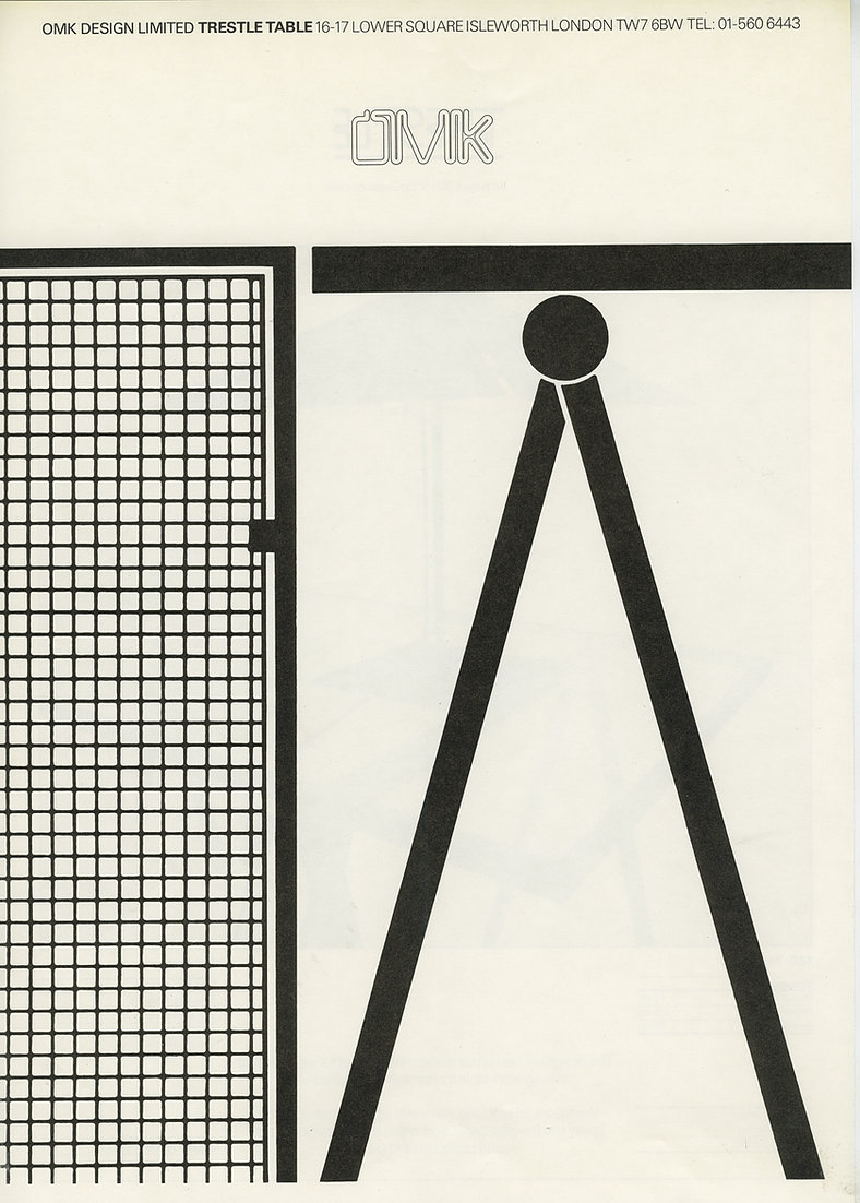 OMK 1965 Trestle Table – GOOD FORM