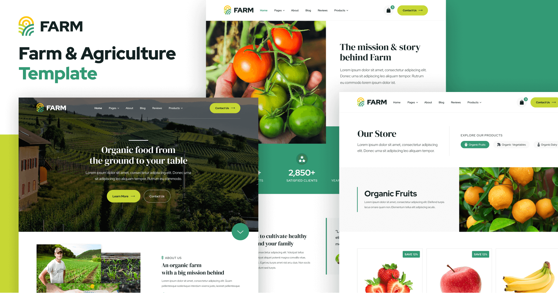 Agriculture & Farm Webflow Template - Farm | BRIX Templates