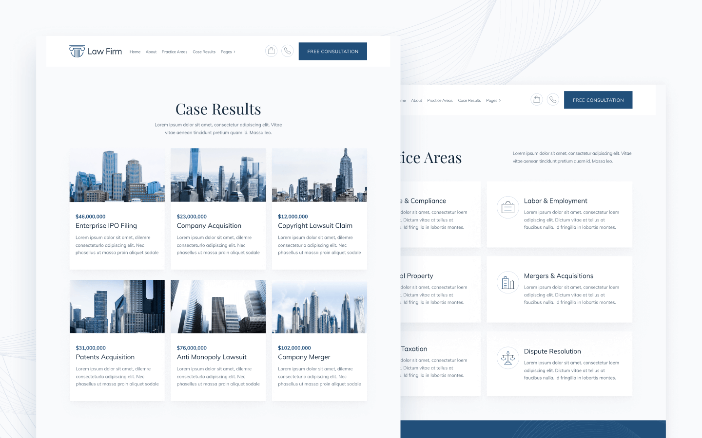 Legal and Law Firm Webflow Template - Law Firm | BRIX Templates