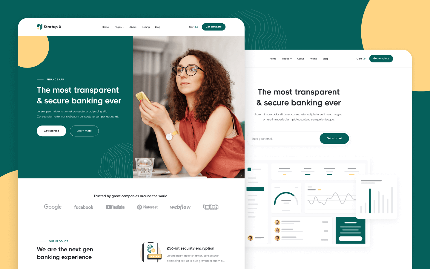 Multipurpose Startup Webflow Template & UI Kit - Startup X | BRIX Templates