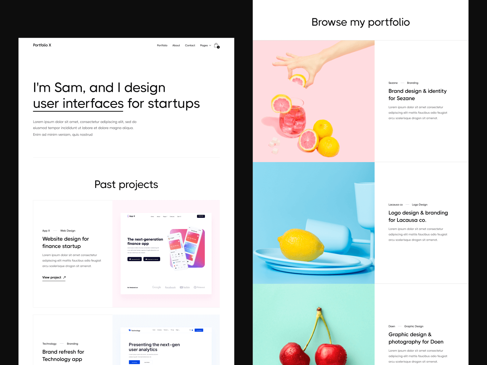 12+ Design Portfolio Webflow Templates | BRIX Templates