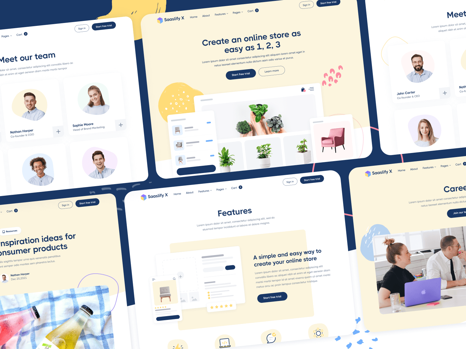 Modern SaaS Webflow Template - Saaslify X | BRIX Templates