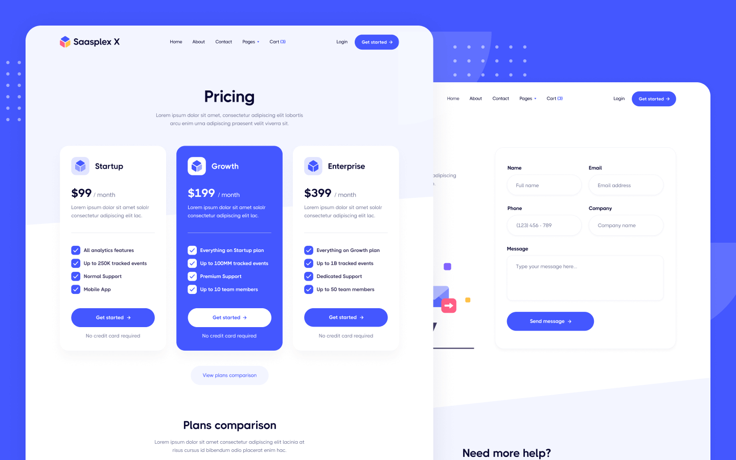 B2B SaaS Webflow Template & UI Kit - Saasplex X | BRIX Templates