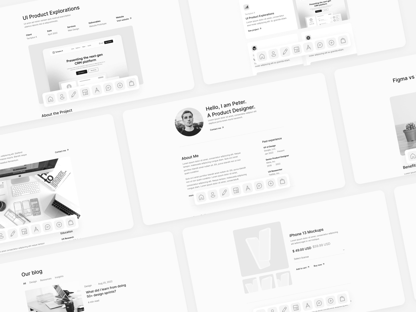 Simple Design Portfolio Webflow Template - Simplematic X | BRIX Templates