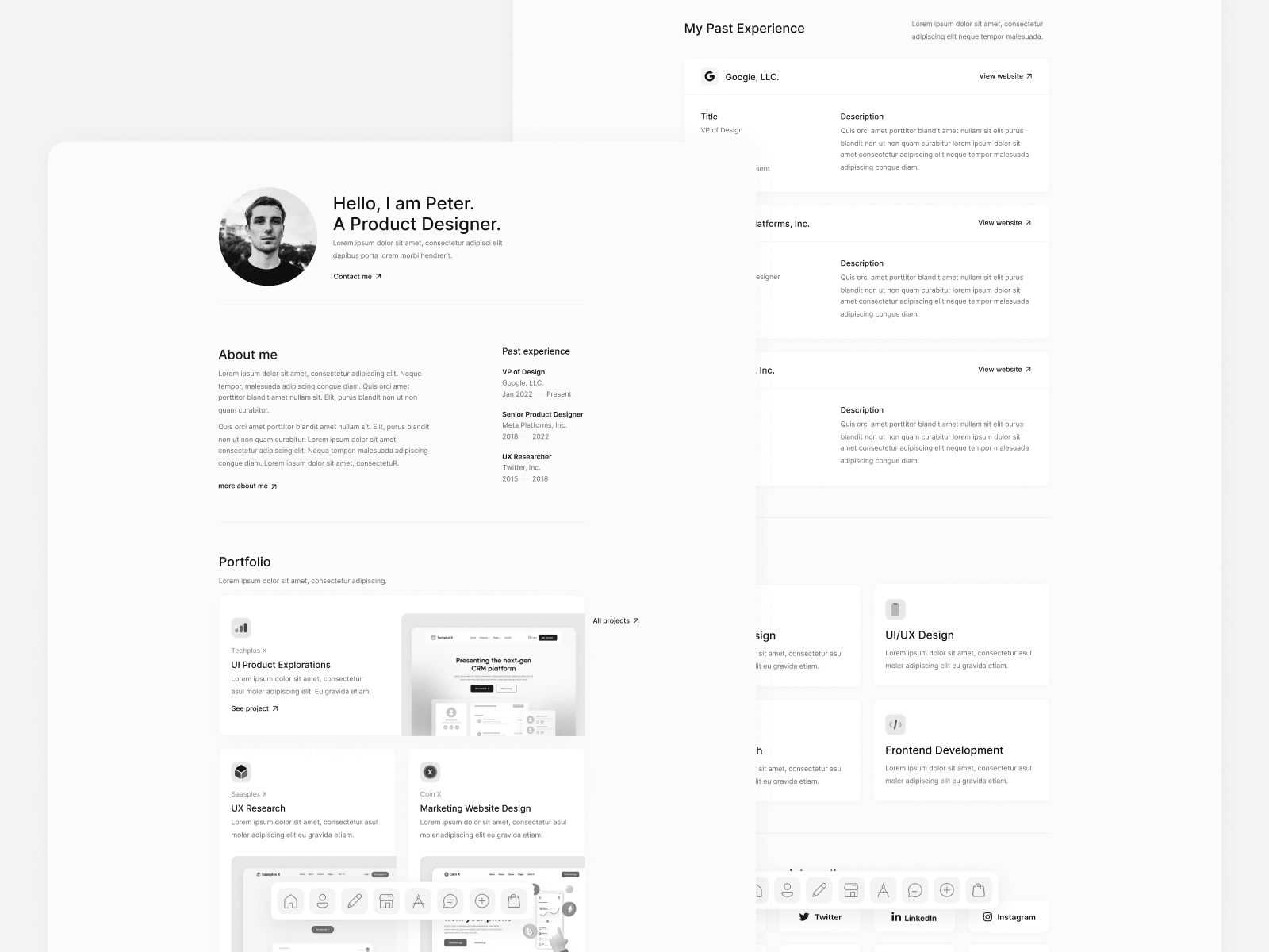 Simple Design Portfolio Webflow Template - Simplematic X | BRIX Templates
