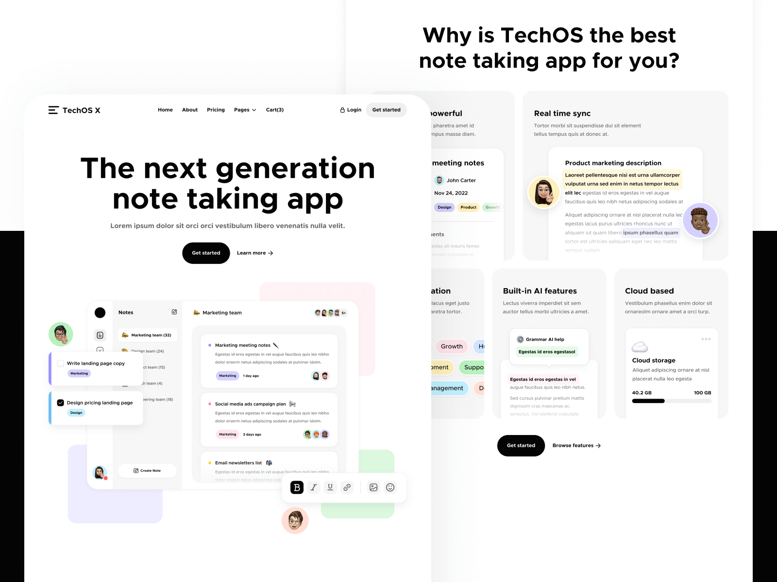 Tech & SaaS Webflow Template - TechOS X | BRIX Templates