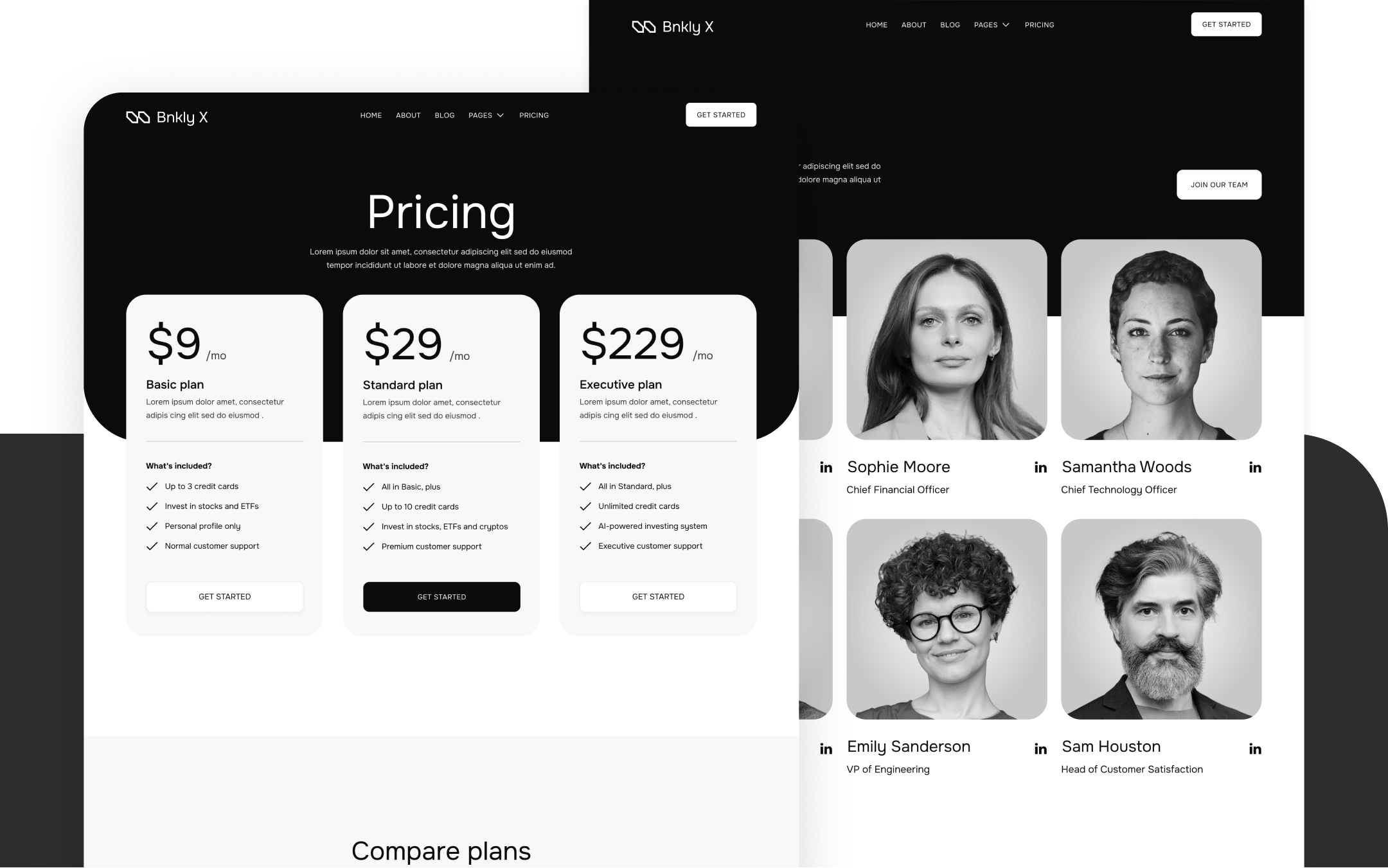 Bank & Fintech Webflow Template & UI Kit - Bnkly X | BRIX Templates