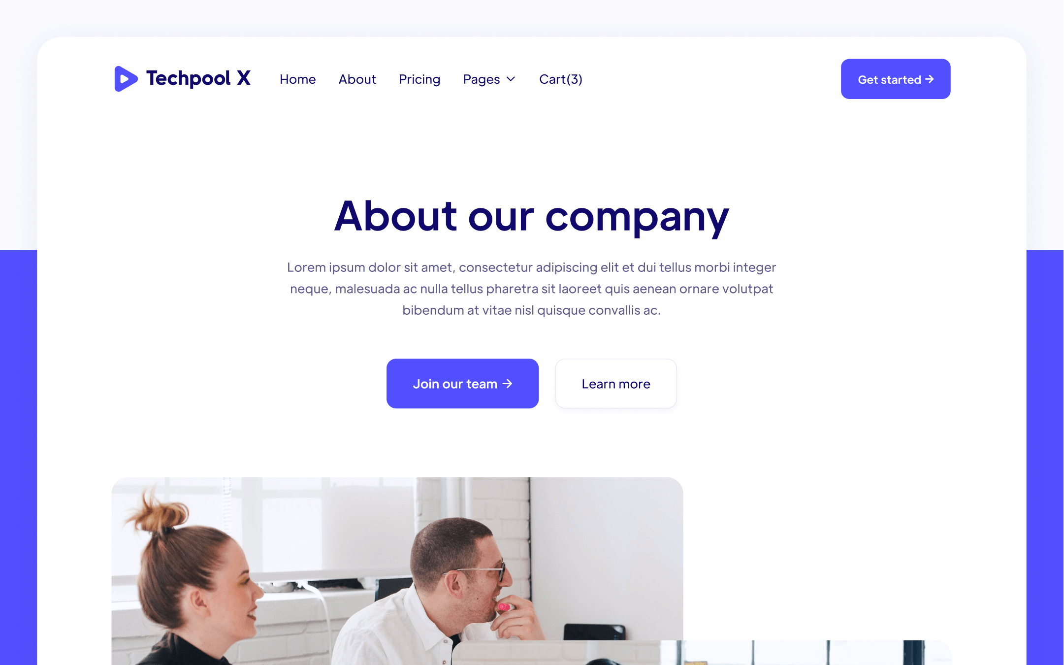 B2B SaaS & Tech Webflow Template - Techpool X | BRIX Templates